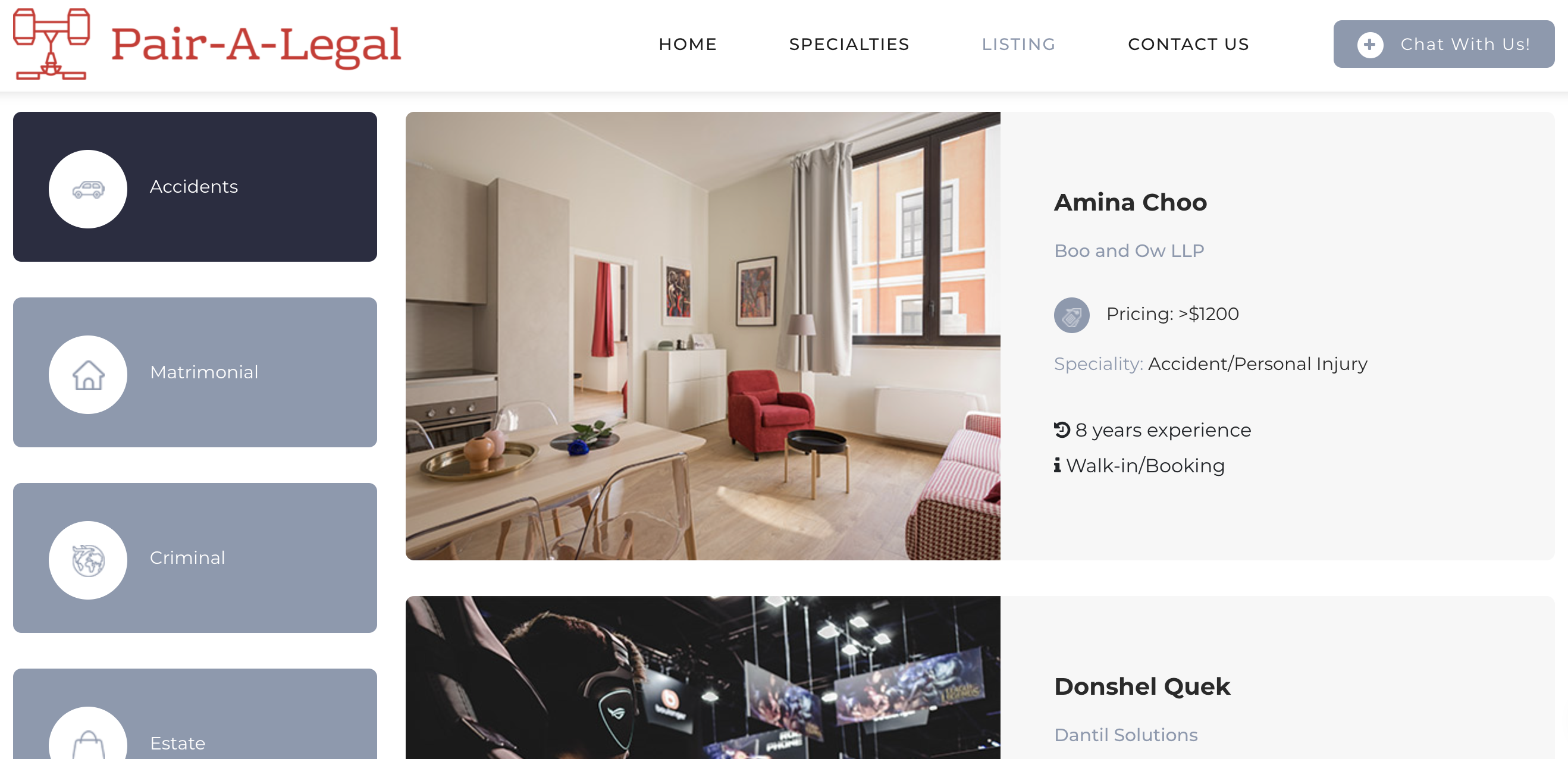 Pair-A-Legal [FMAS] | Devpost