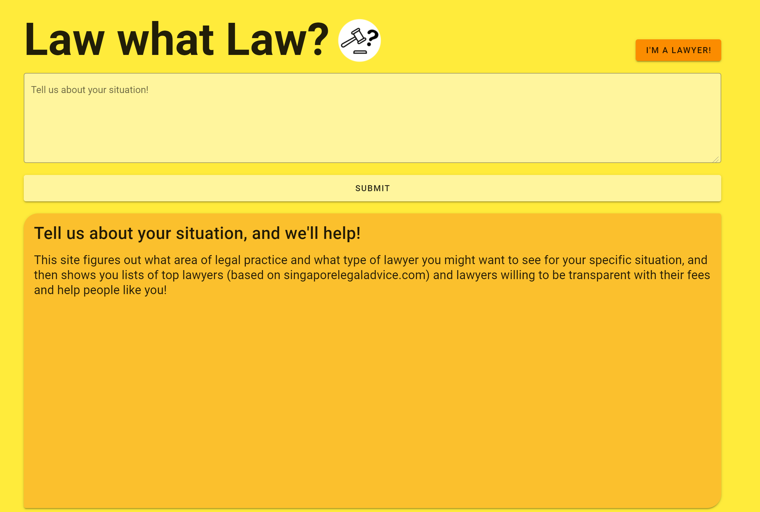 [WWT LLP] Law what Law? | Devpost