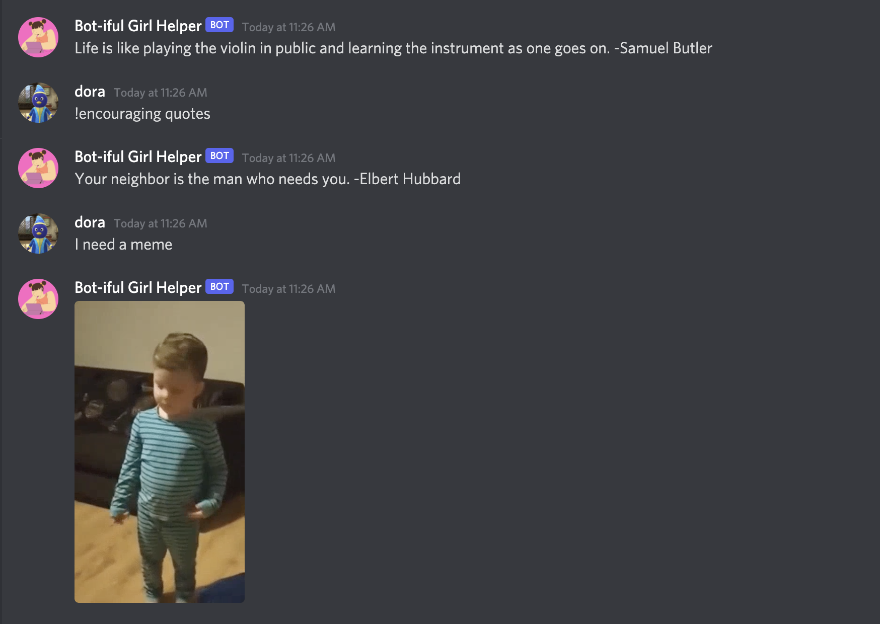 Bot-iful Girl Helper | Devpost