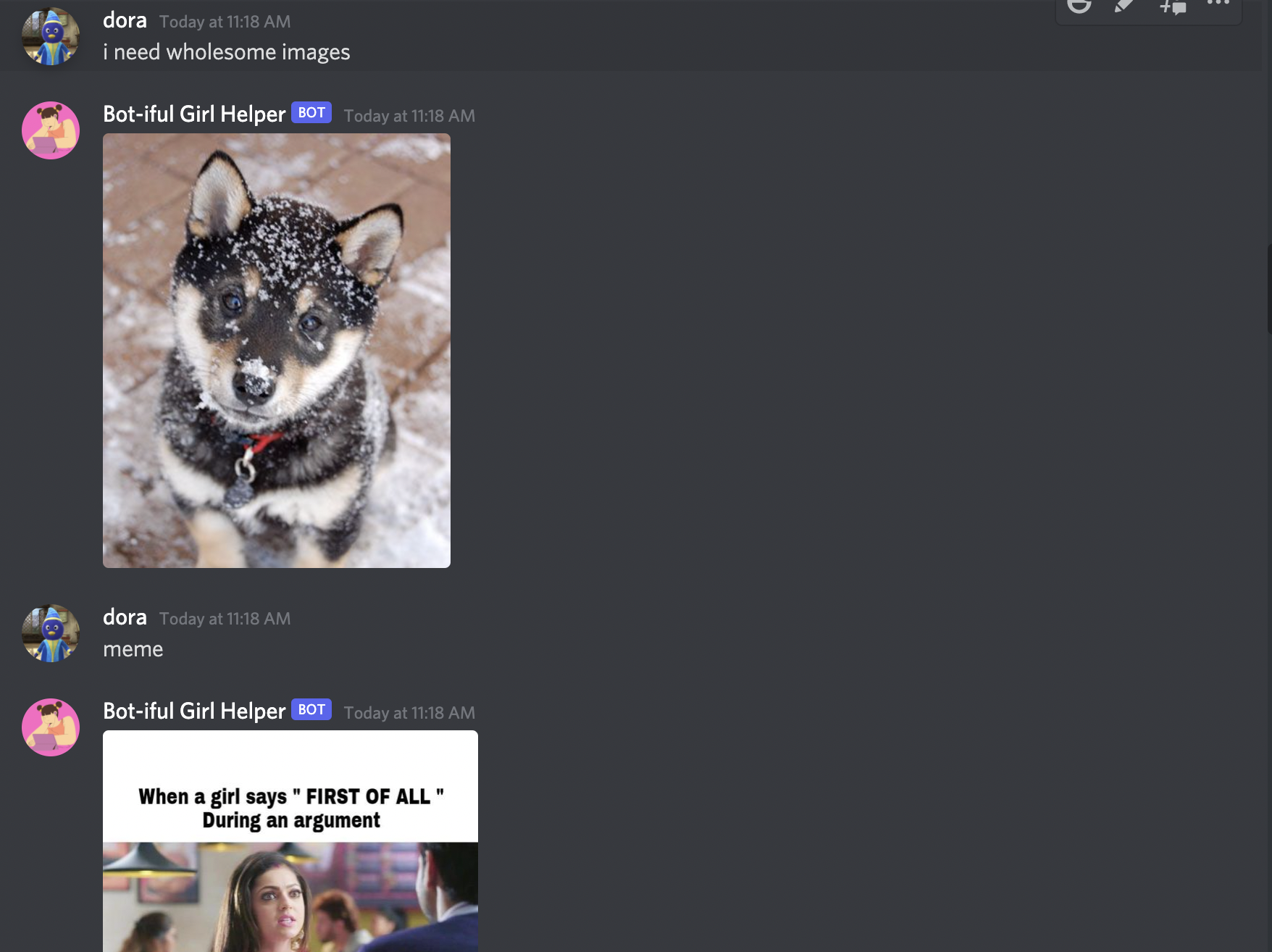 Bot-iful Girl Helper | Devpost