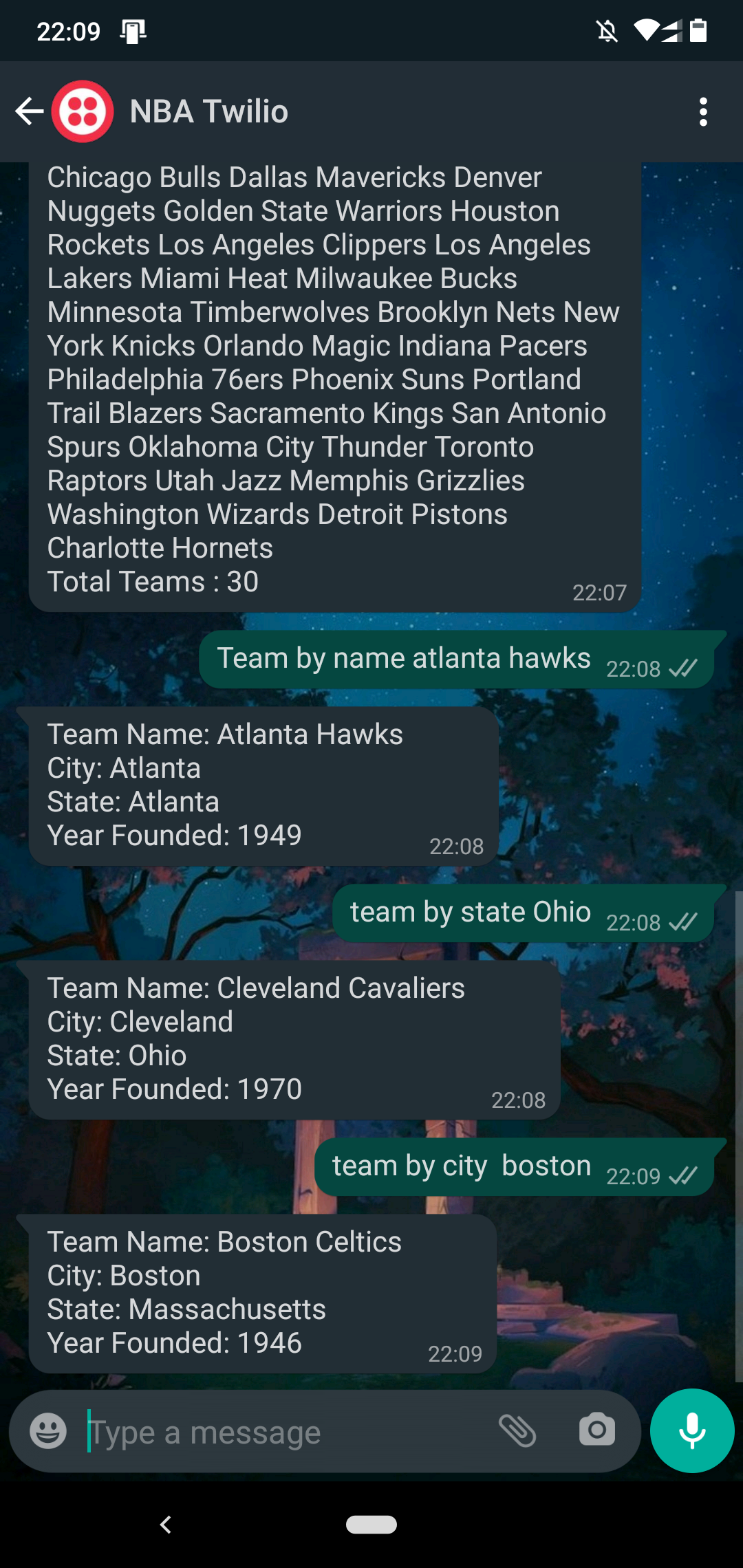 NBA Twilio | Devpost