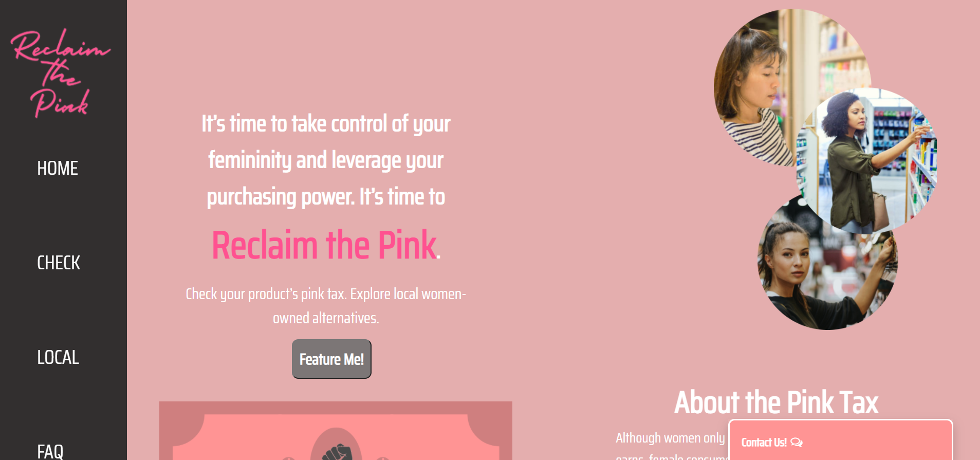 Reclaim the Pink | Devpost