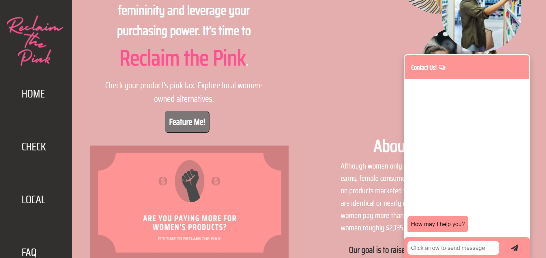 Reclaim the Pink | Devpost