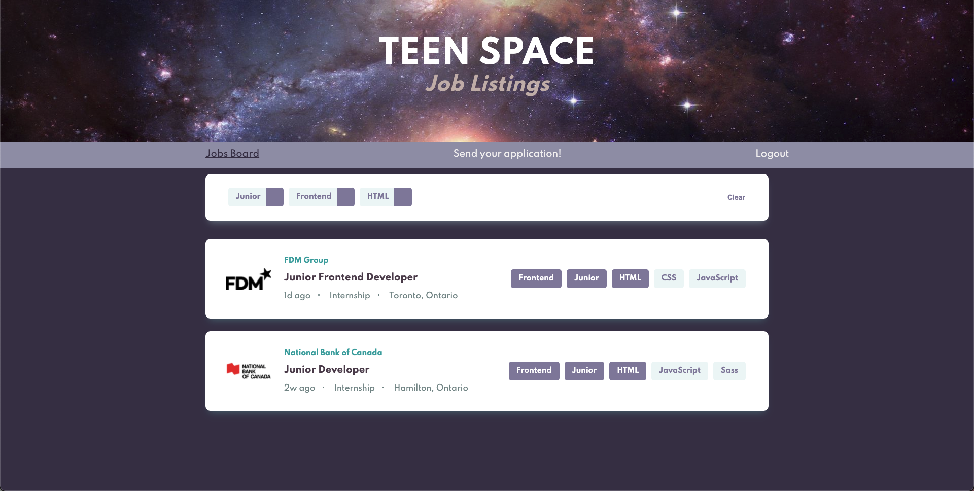 Teen Space | Devpost