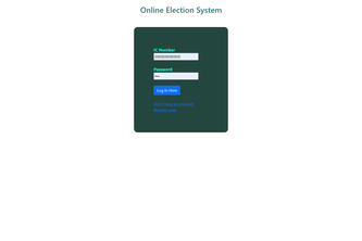 Online Election System | Devpost
