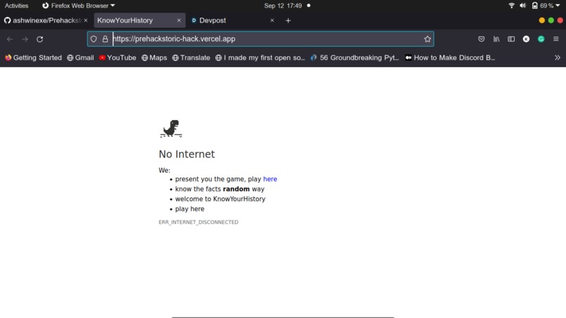 No Internet | Devpost