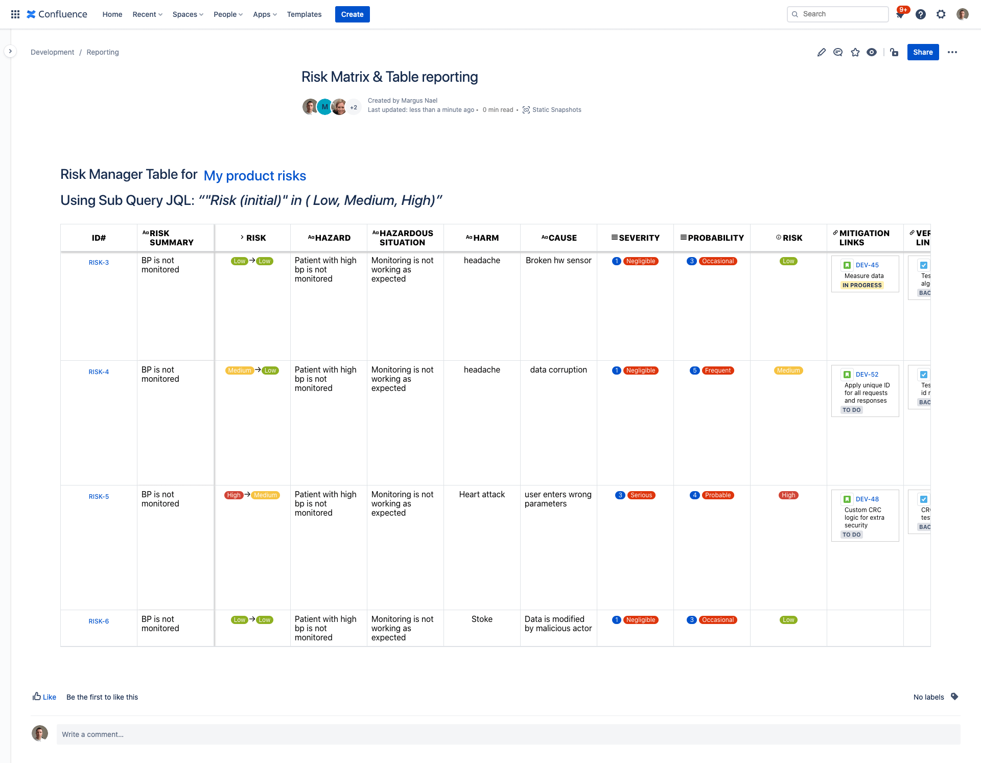 SoftComply Risk Manager for Confluence | Devpost SoftComply Risk Manager for Confluence | Devpost