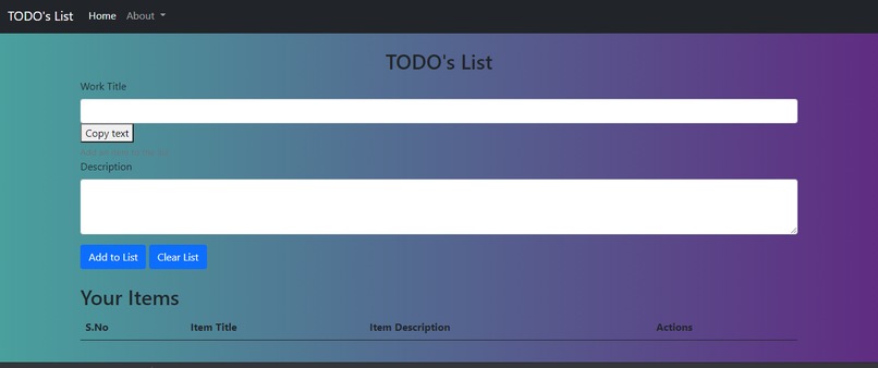 Check List WebApp | Devpost