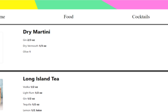 Food and Cocktails | Devpost