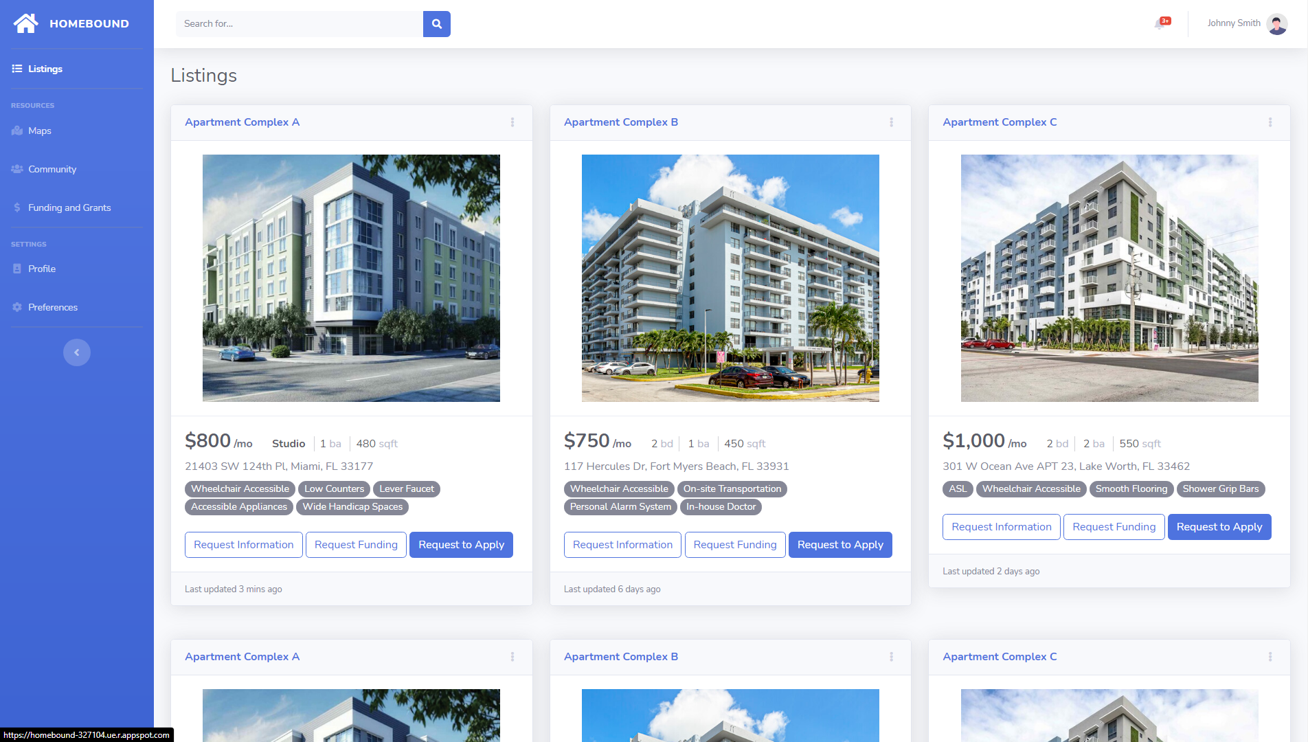 Homebound - Housing with a Heart | Devpost