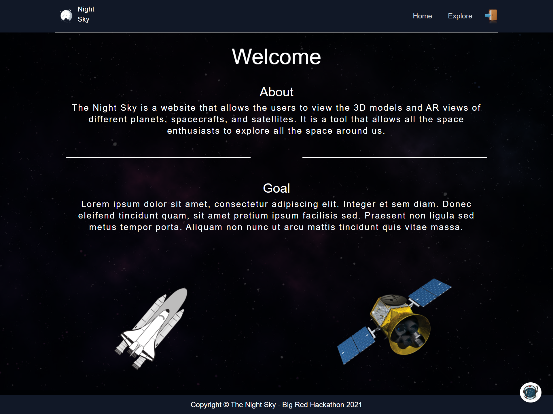 The Night Sky | Devpost