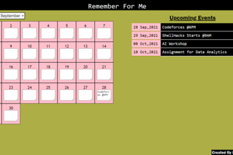 Remember for me | Devpost