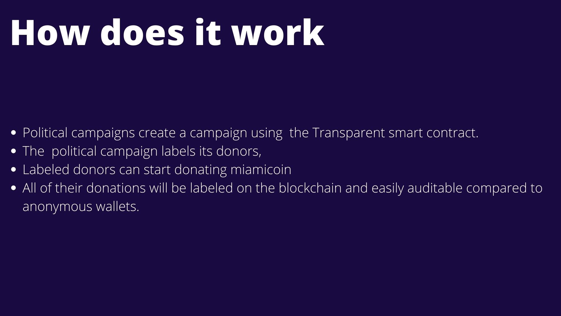 Transparent Fundraising | Devpost
