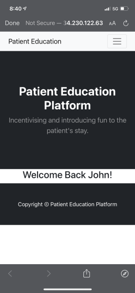 Patient Education Platform | Devpost