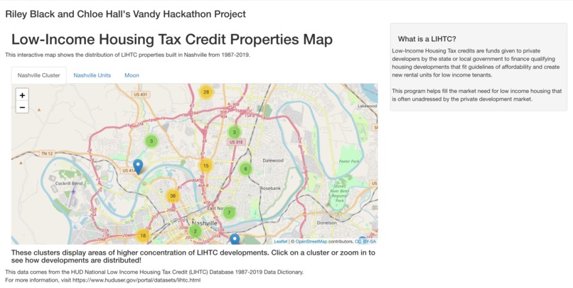 Nashville LIHTC Properties Distribution Map | Devpost