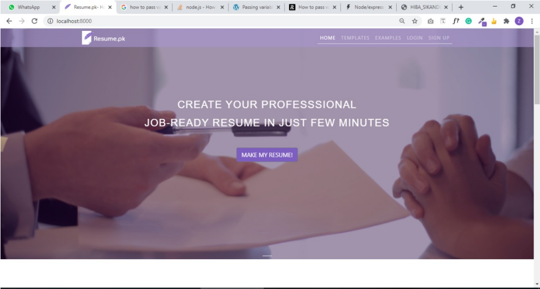 Resume Builder | Devpost