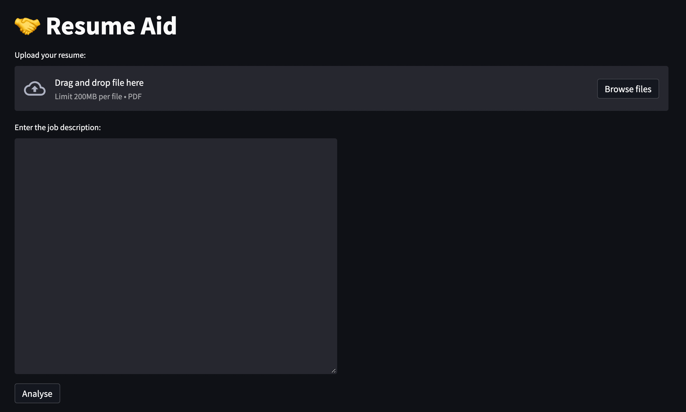 Resume Aid | Devpost