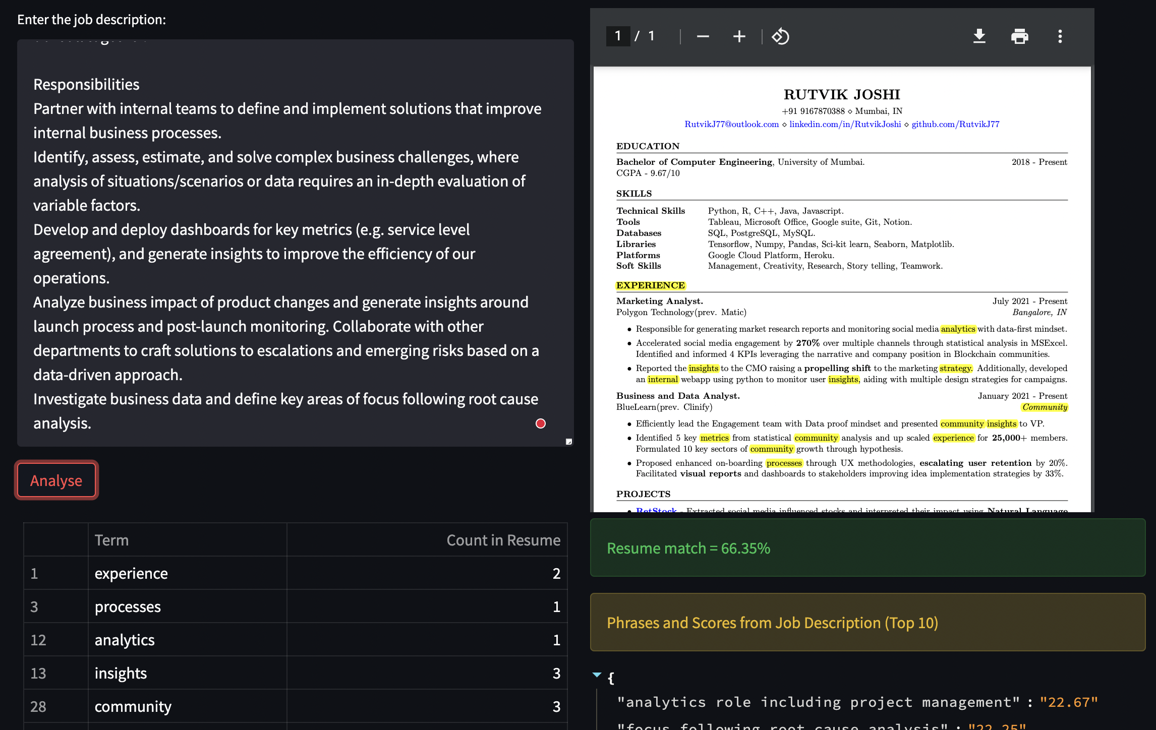 Resume Aid | Devpost