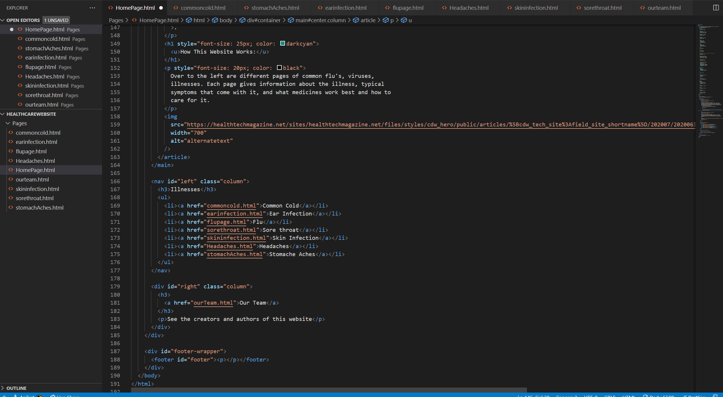Common Symptoms Healthcare | Devpost