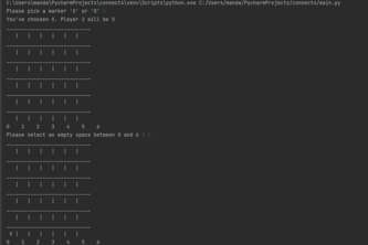 Connect4 terminal game | Devpost