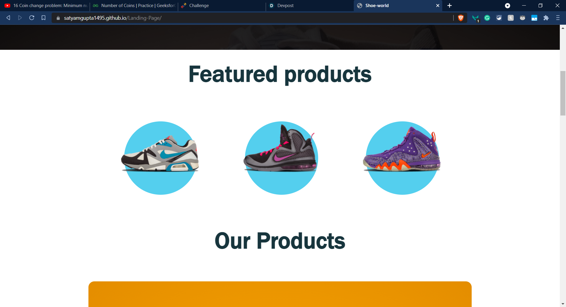 Shoe-World | Devpost