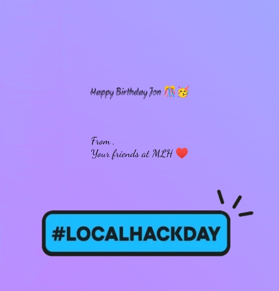 Birthday Card using Github pages | Devpost