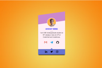 My Profile Card | Devpost