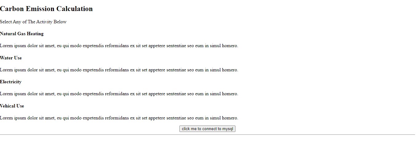 Carbon-Emission-Detector | Devpost