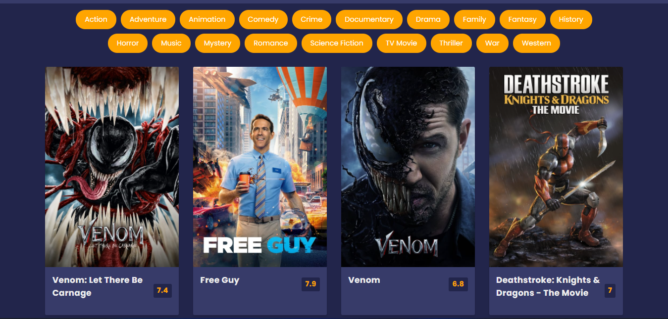 Movie Recommendation App | Devpost
