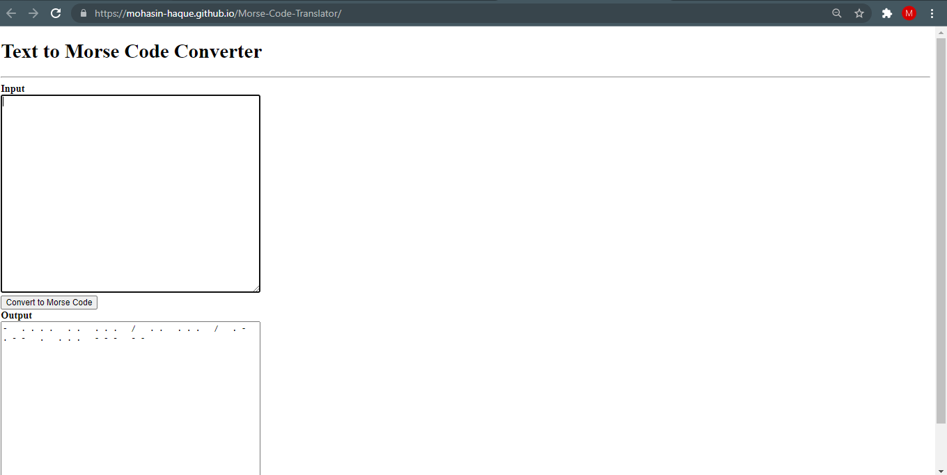 Morse Code Translator | Devpost