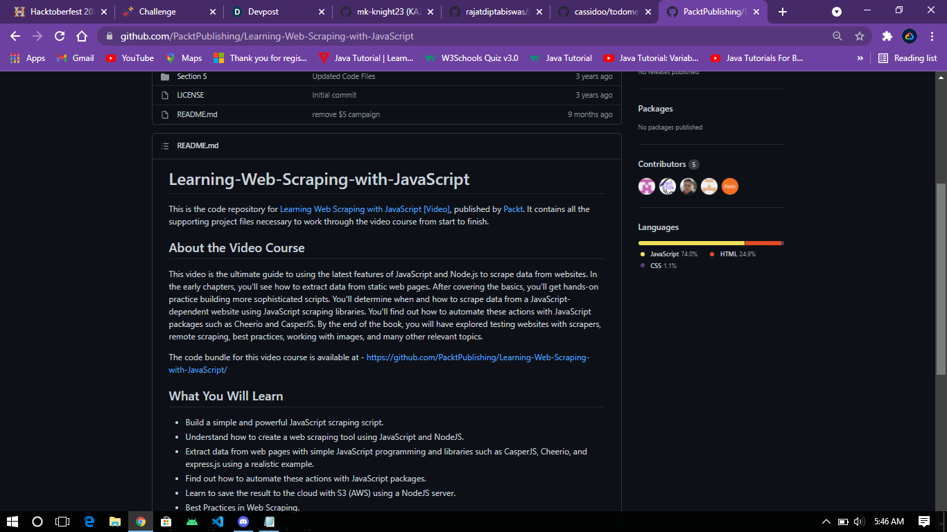 Learn how to Web Scrape | Devpost