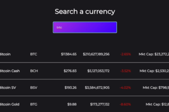 Cryptocurrency Finance Price Tracker | Devpost