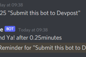 Remind Me Discord Bot | Devpost