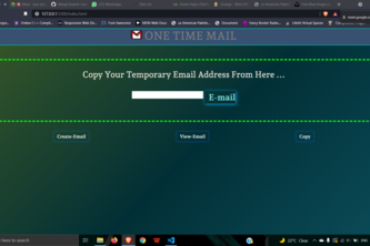 One Time Mail | Devpost