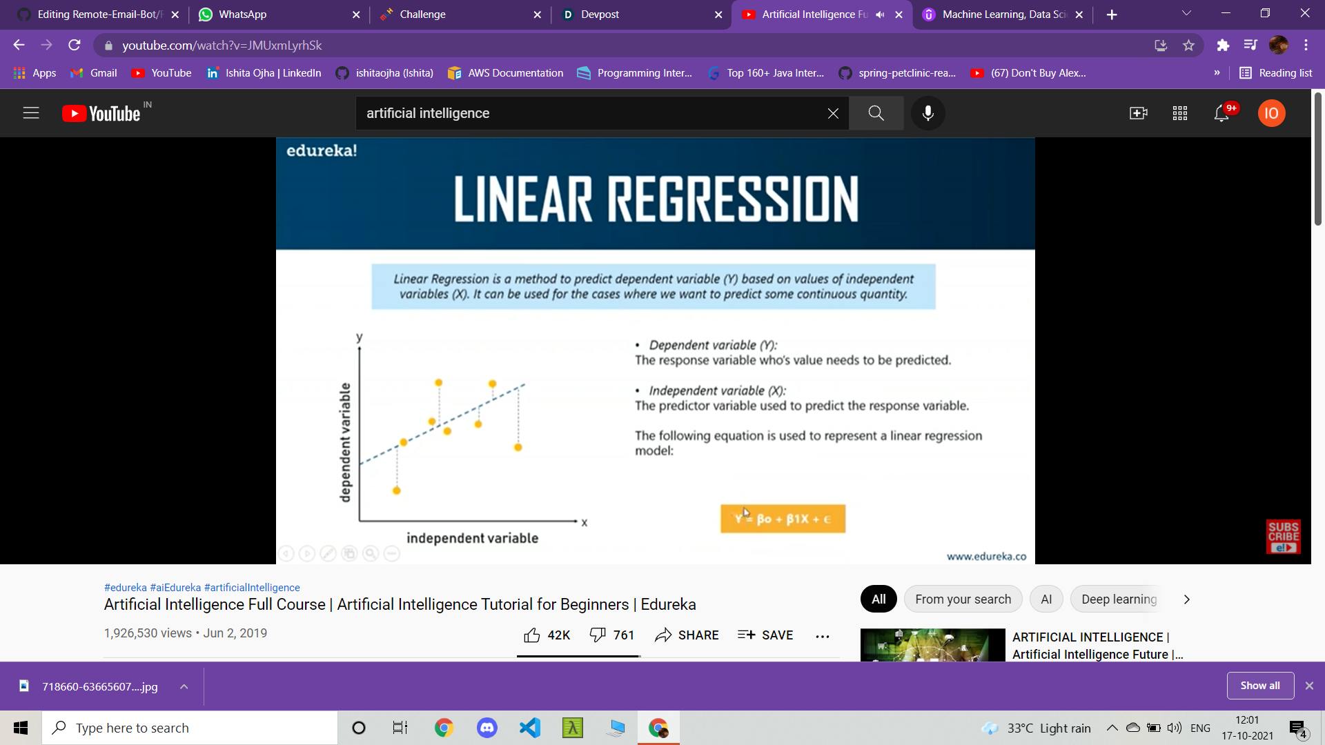 More About Artificial Intelligence | Devpost