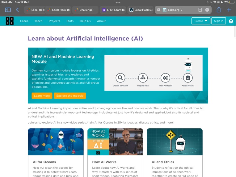 Learning how AI works | Devpost