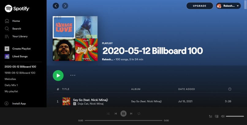 Spotify Playlist generator | Devpost