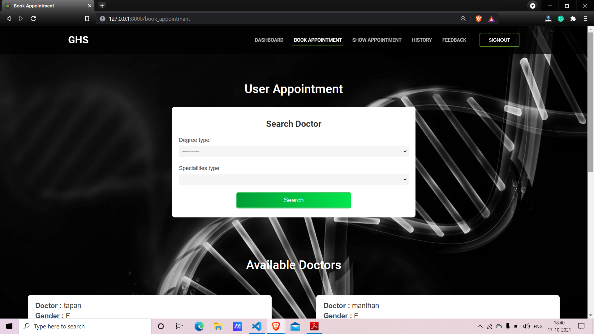 GHS - Global Healthcare System | Devpost