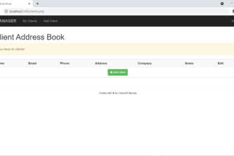 Client Address Book | Devpost