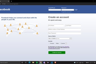 Old Facebook login page using HTML and CSS (static) | Devpost