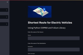 Shortest Route Visualizer for Electric Vehicles | Devpost