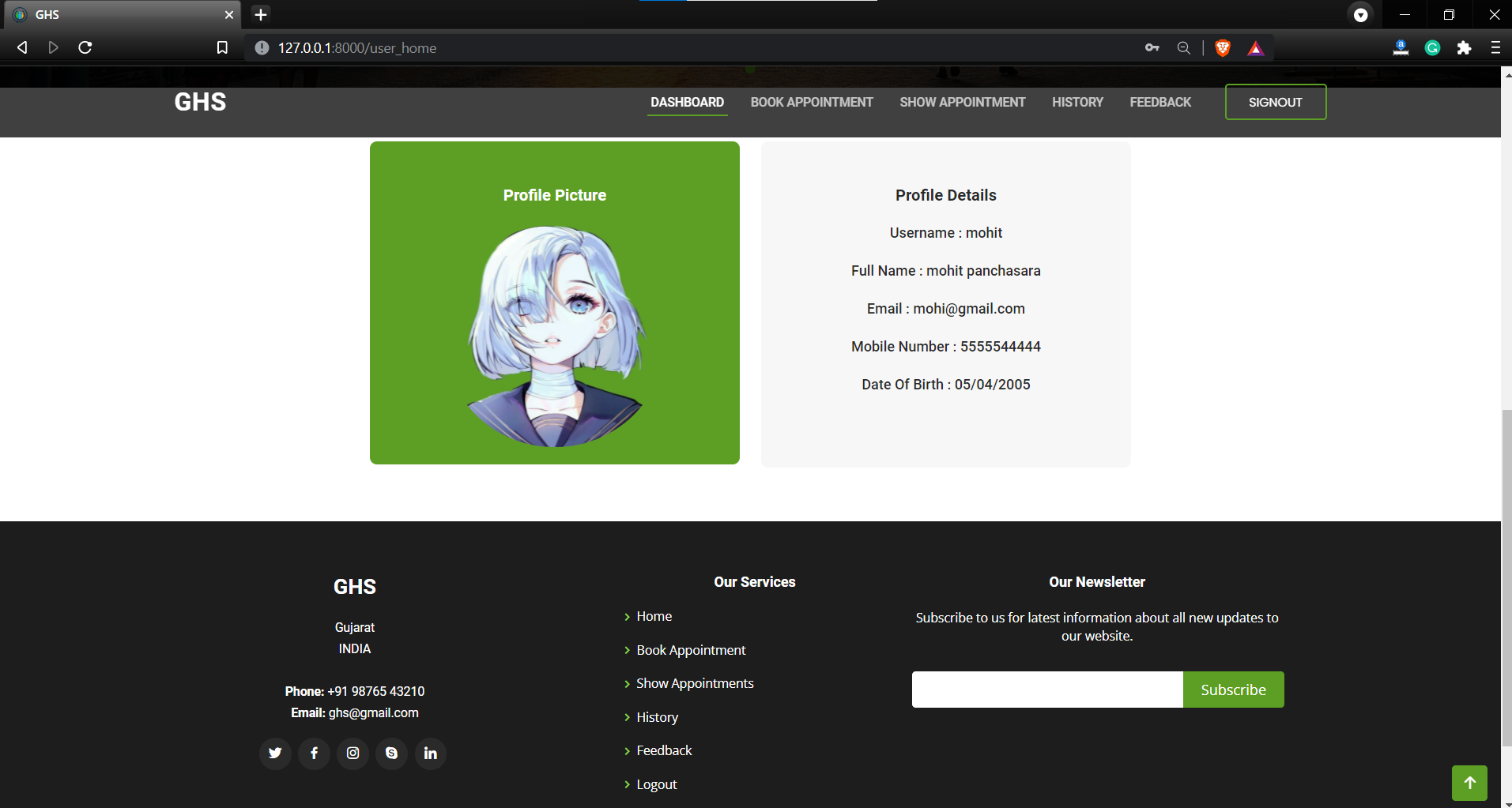 GHS - Global Healthcare System | Devpost
