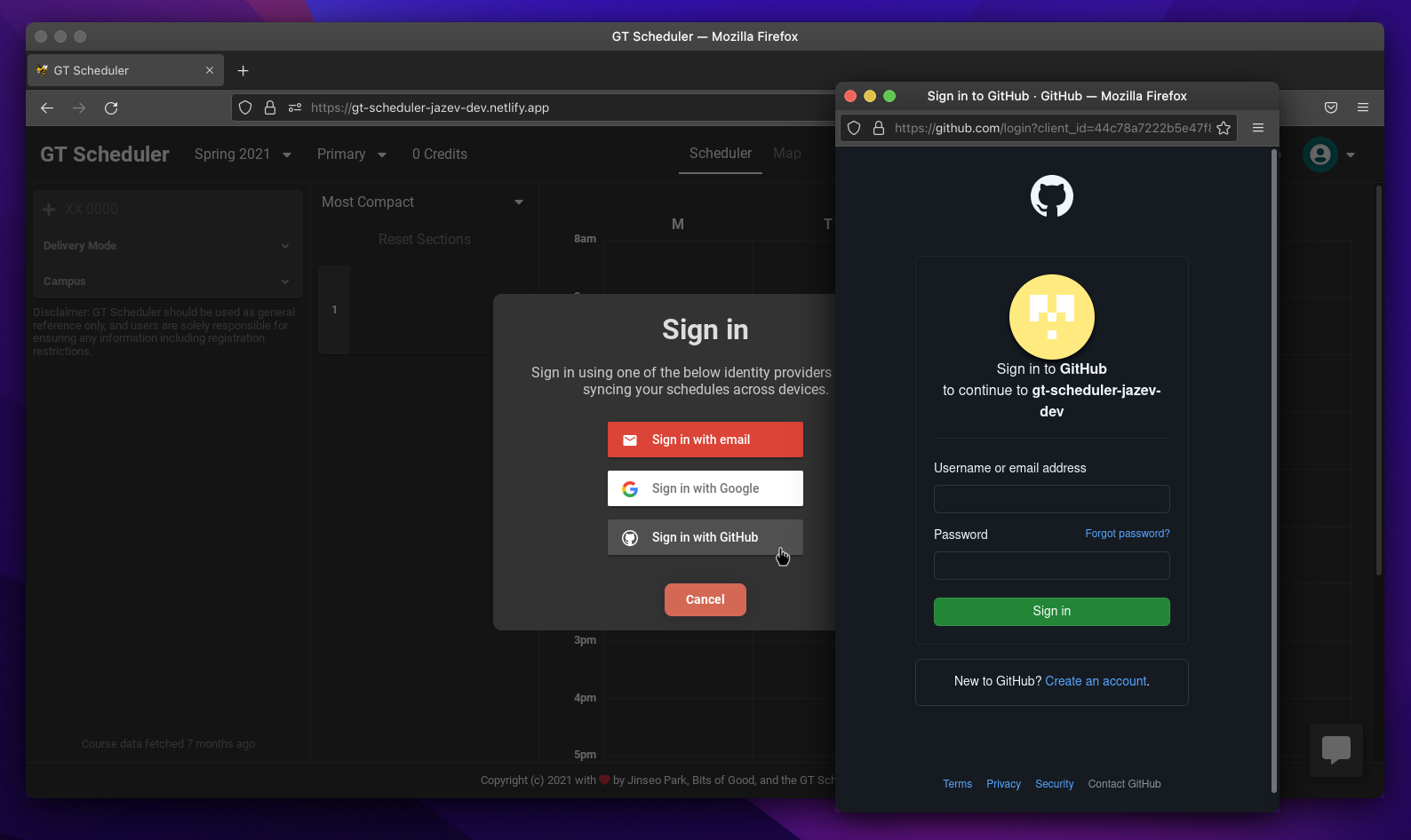 GT Scheduler Account Sync | Devpost
