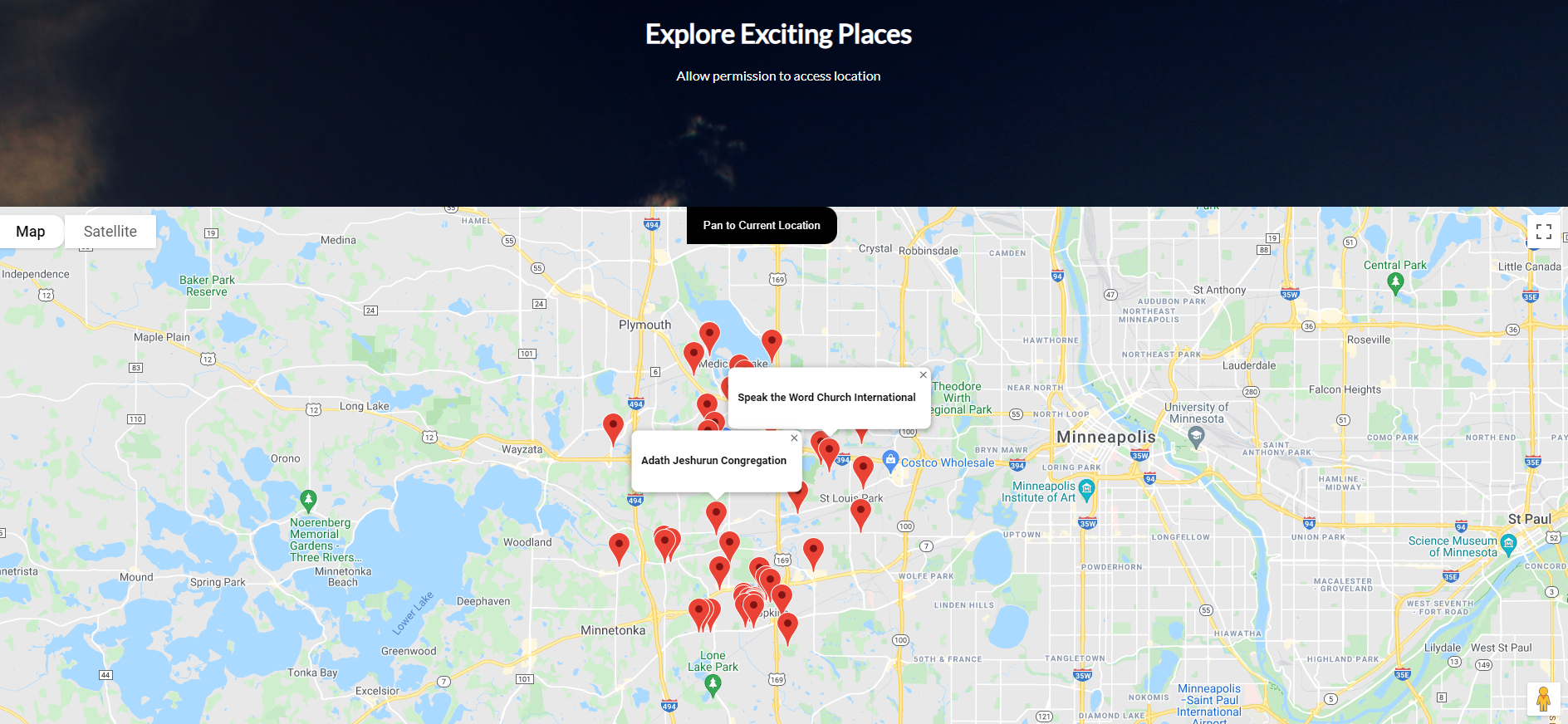 Explore Exciting Places | Devpost