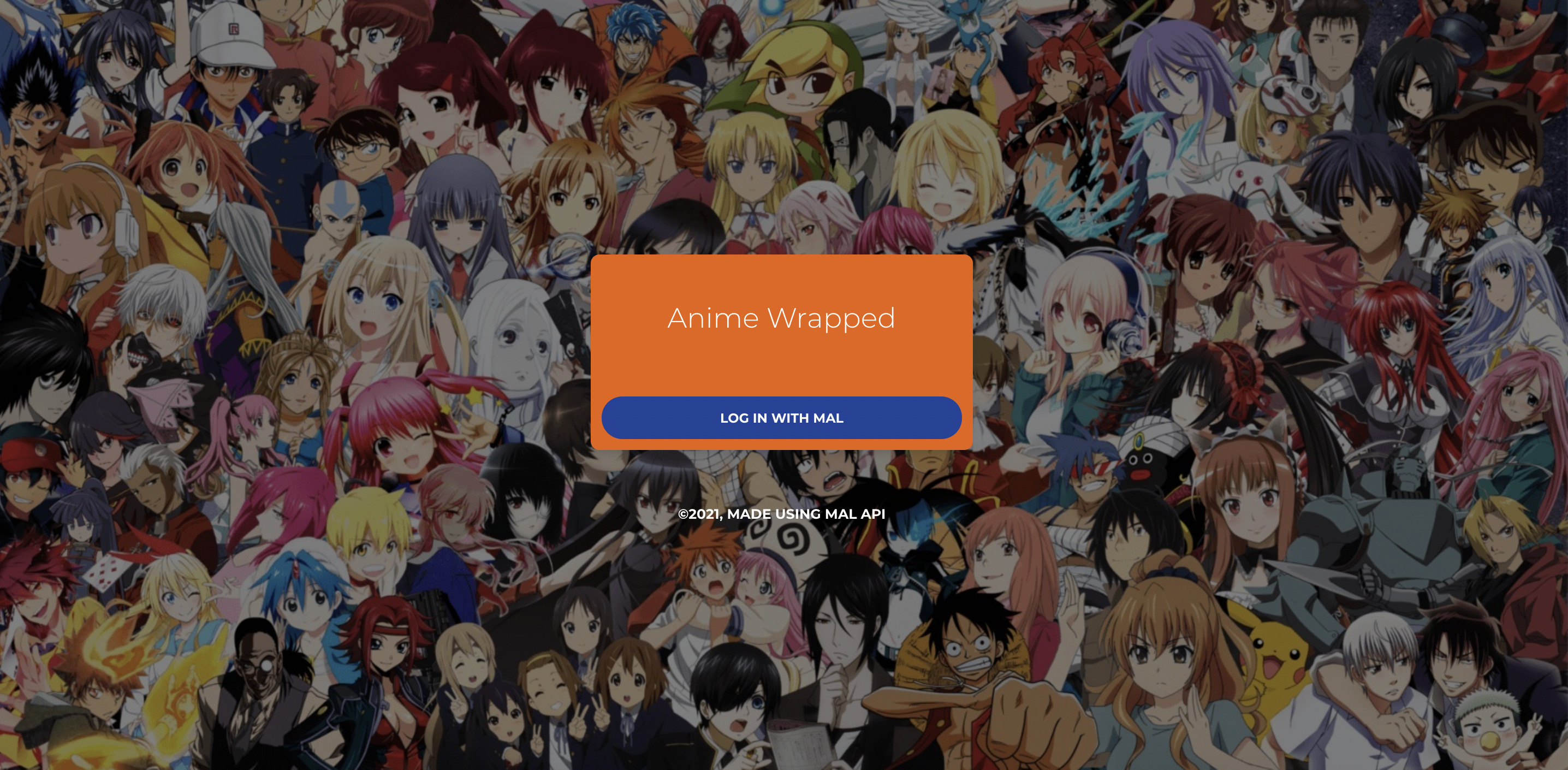 Anime Wrapped | Devpost