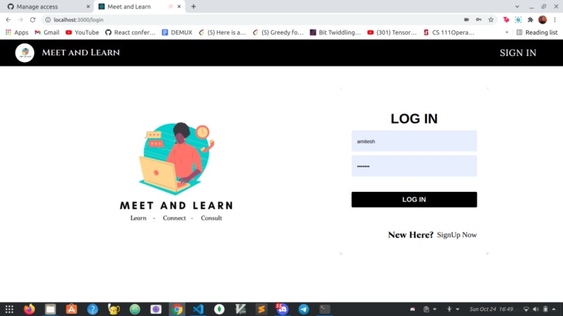 Meet and Learn | Devpost