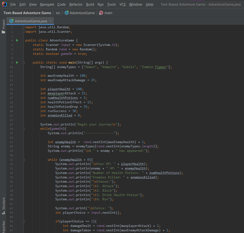 Text-Based Dungeon Adventure | Devpost