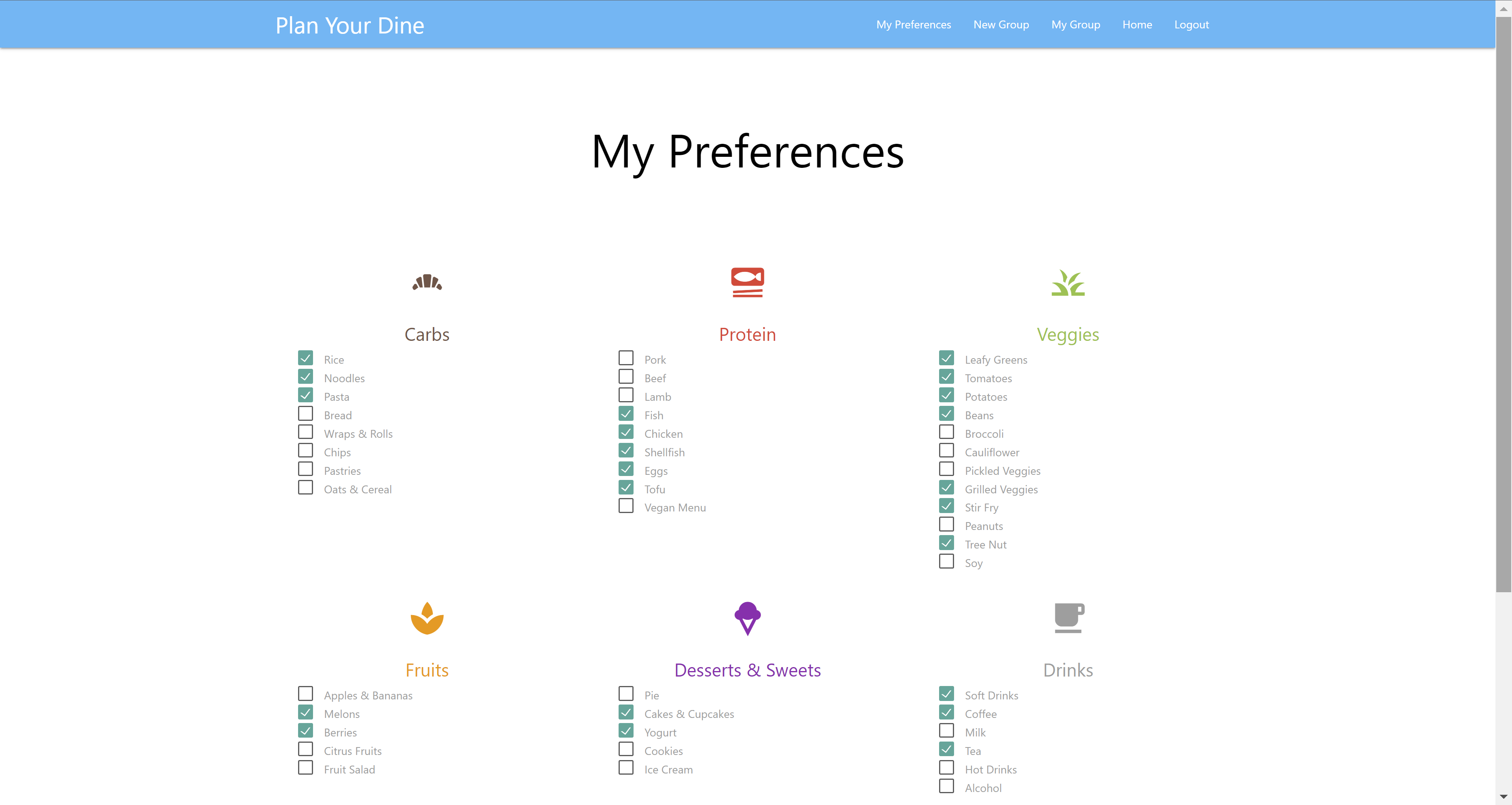 Plan Your Dine | Devpost