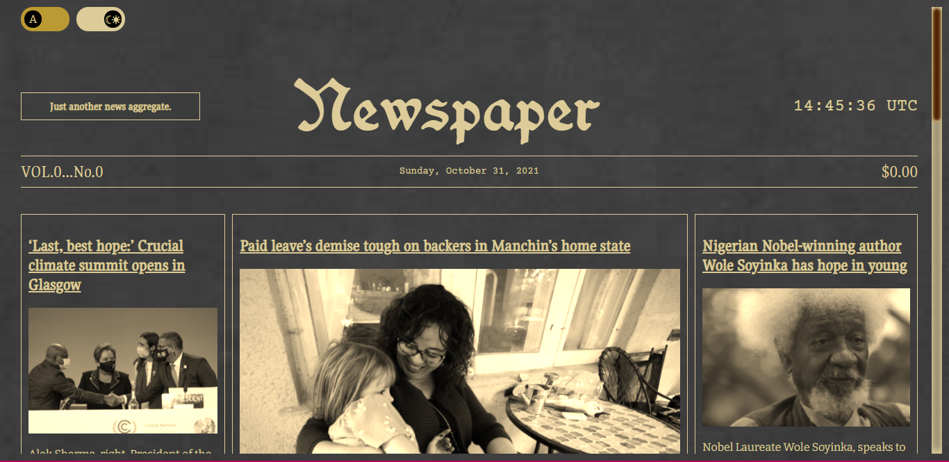 Nohtakcah Newspaper | Devpost