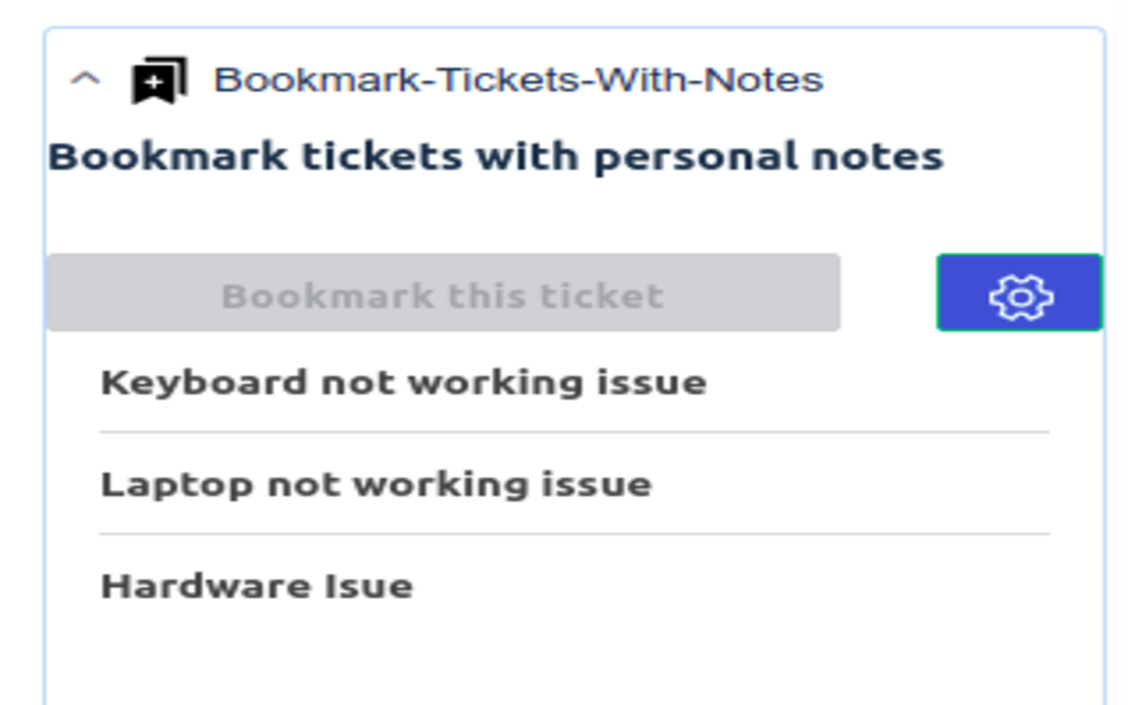 Bookmark Tickets - Freshservice | Devpost